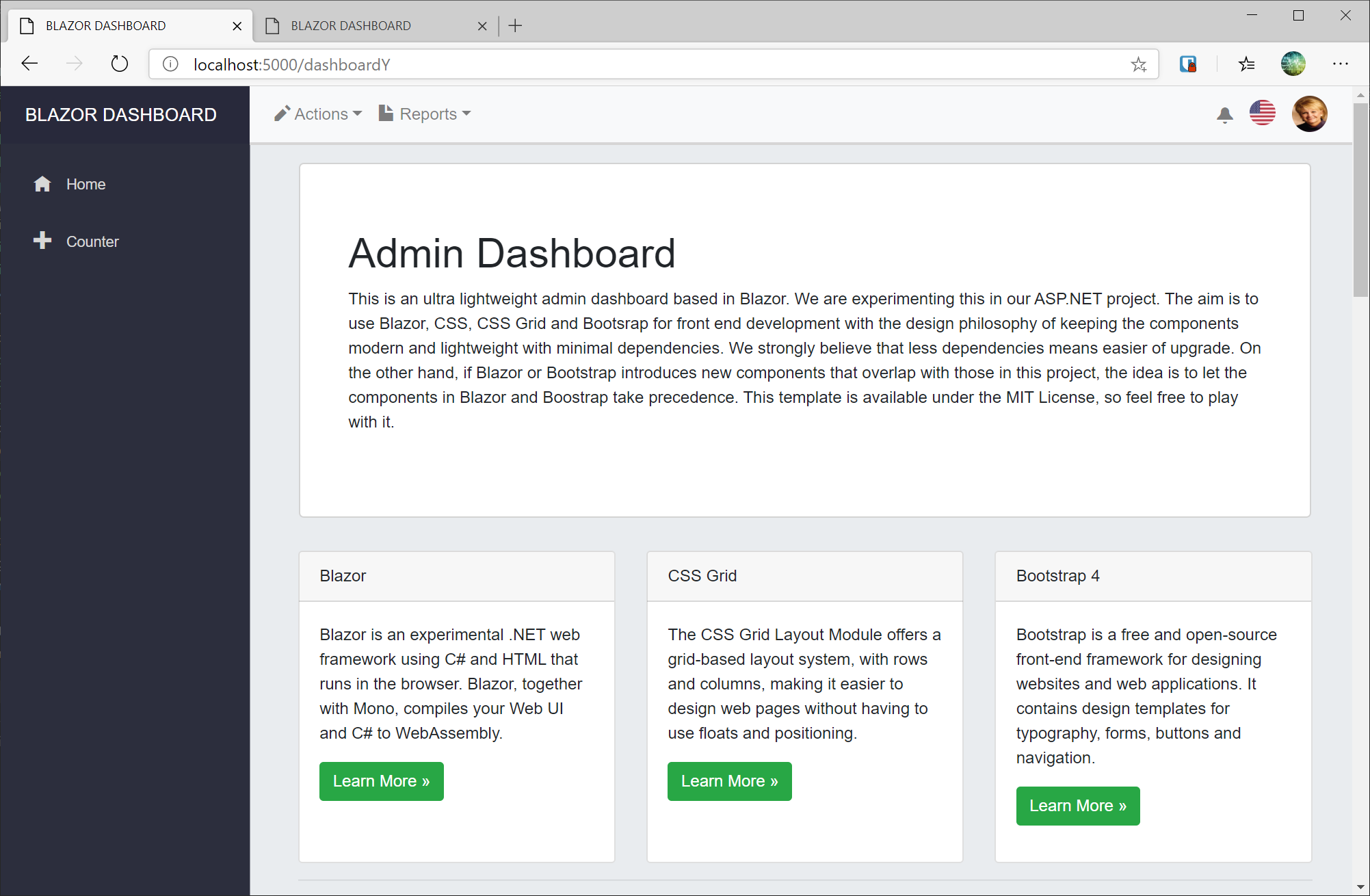 Apply A Bootstrap Template To A Blazor Webassembly With No 54 OFF
